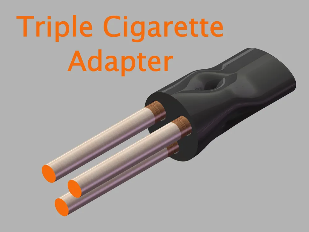 Triple Cigarette Adapter by XYZWERKZ - MakerWorld