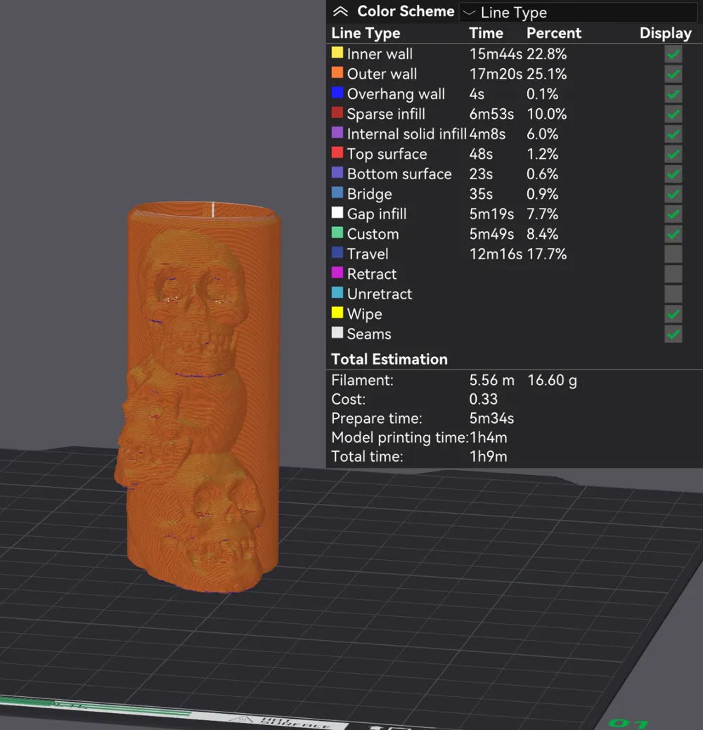 Bic Skull Stack Sleeve Remixed by Mr Potato - MakerWorld