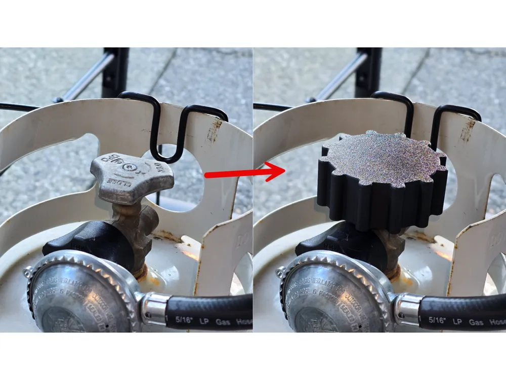 Propane Tank Valve Wrench - 3-ear style by akcalixto - MakerWorld