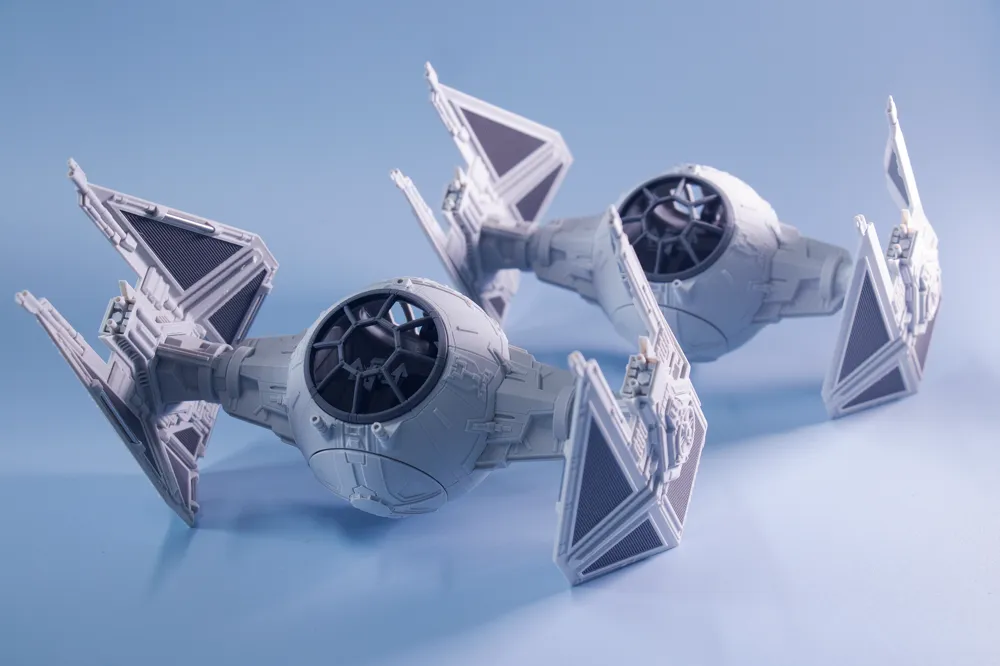TINY TIE INTERCEPTOR (Maglev Display) by REXXU MakerWorld: Download ...