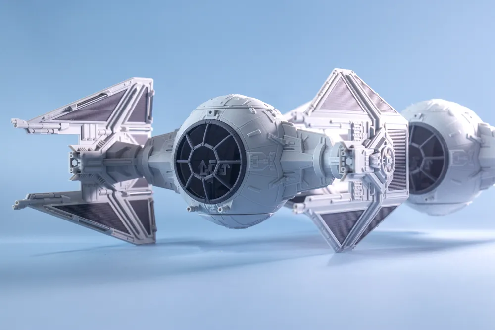 TINY TIE INTERCEPTOR (Maglev Display) by REXXU MakerWorld: Download ...