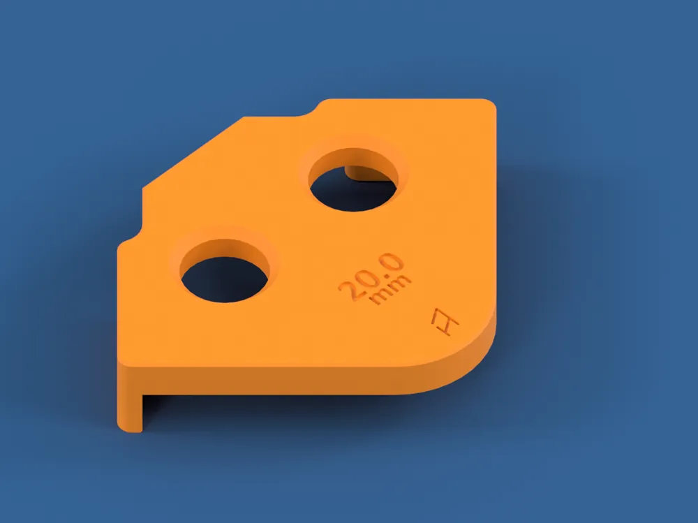 Corner Chamfer Router Template (5-80mm) by Filip Honzárek - MakerWorld