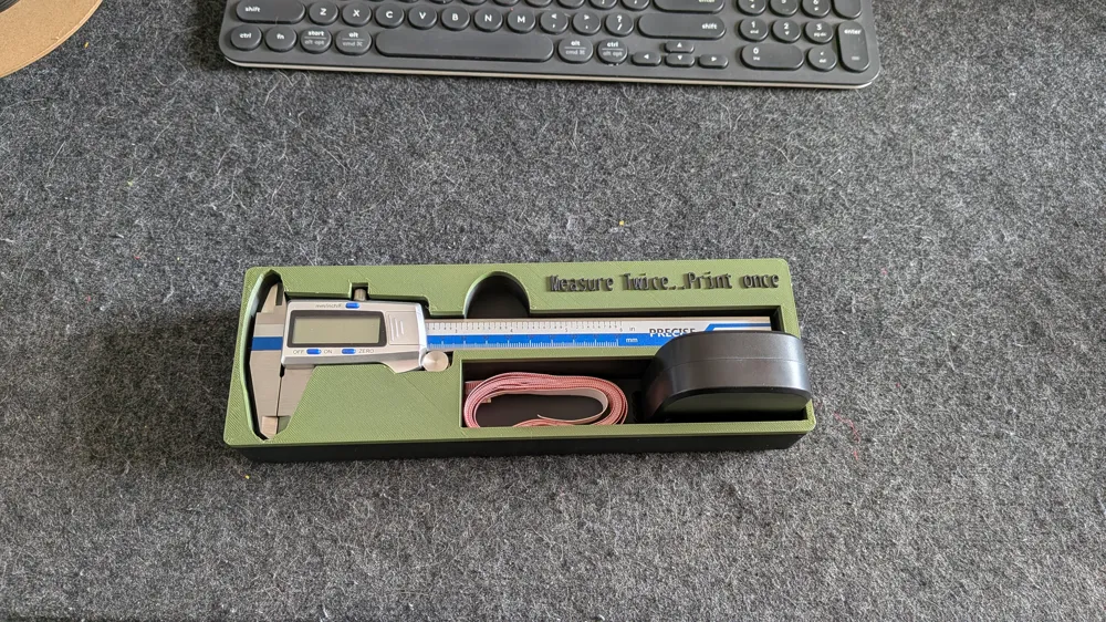 Gridfinity Electronic Caliper Storage - Free 3D Print Model - MakerWorld