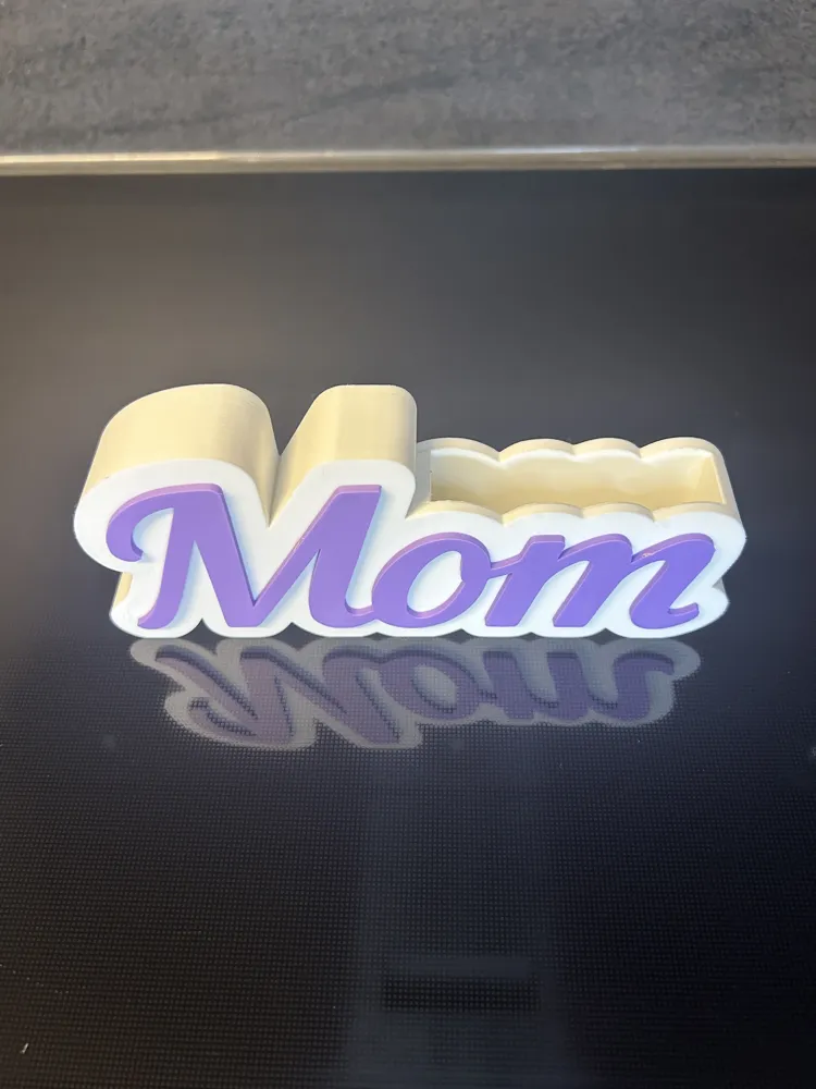 Mom Display Stand – Mother’s Day Flower Vase - Free 3D Print Model ...