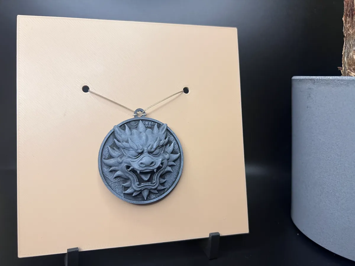 Dragon Guardian Necklace / Ornament - Free 3D Print Model - MakerWorld