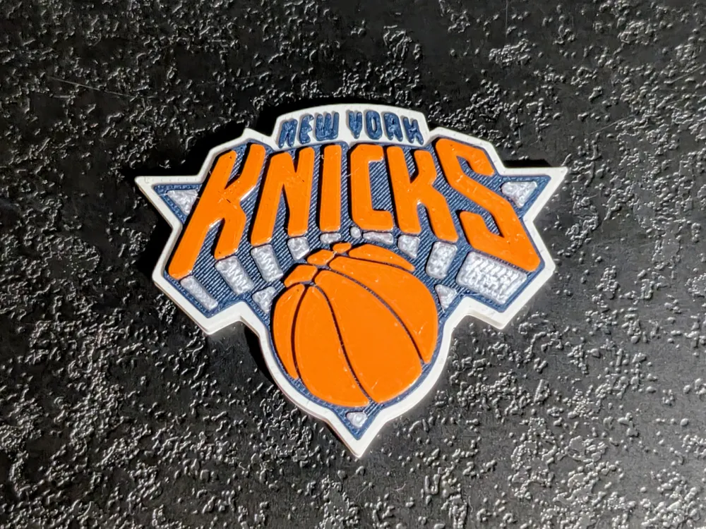 New York Knicks Magnet - Layered Design! - Free 3D Print Model - MakerWorld