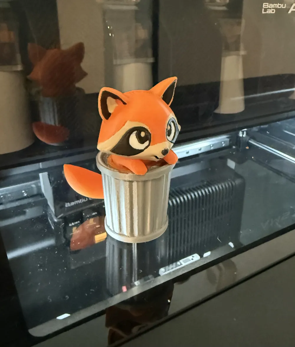 trash panda racoon - Free 3D Print Model - MakerWorld