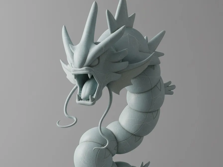 Gyarados 3d - Free 3D Print Model - MakerWorld