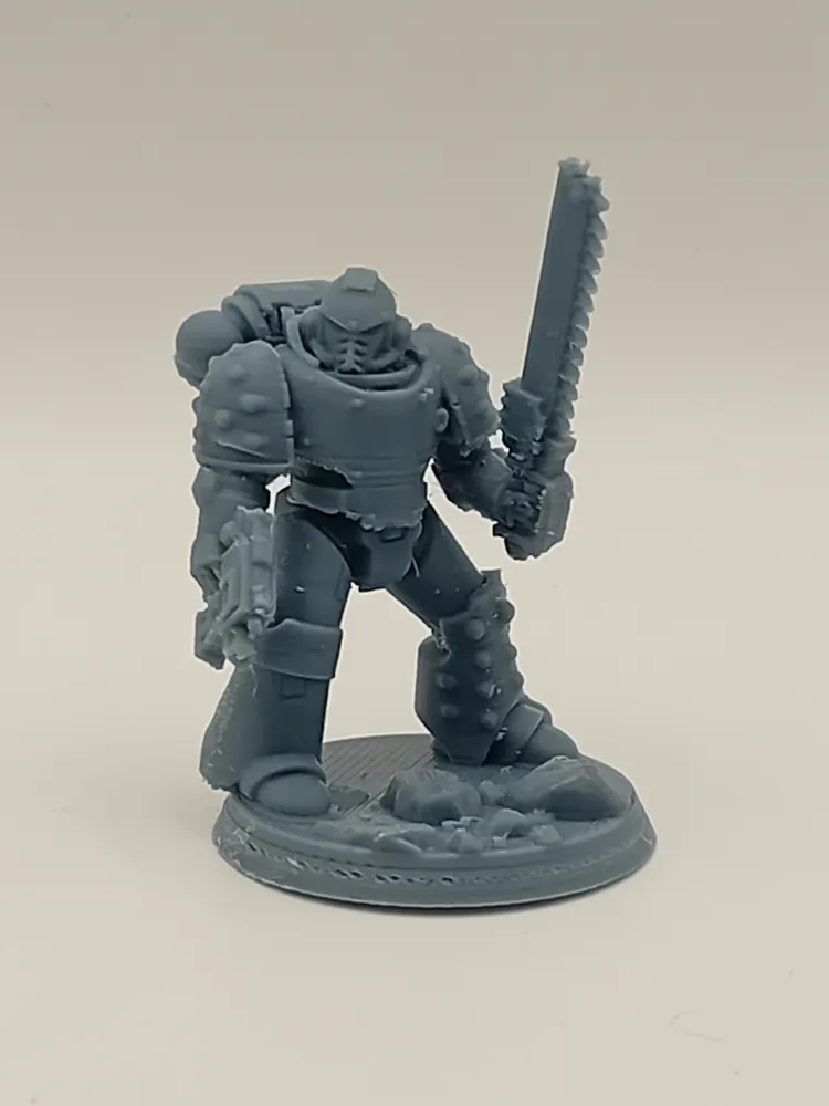Grimdark space commando - scifi wargames miniature - Free 3D Print ...