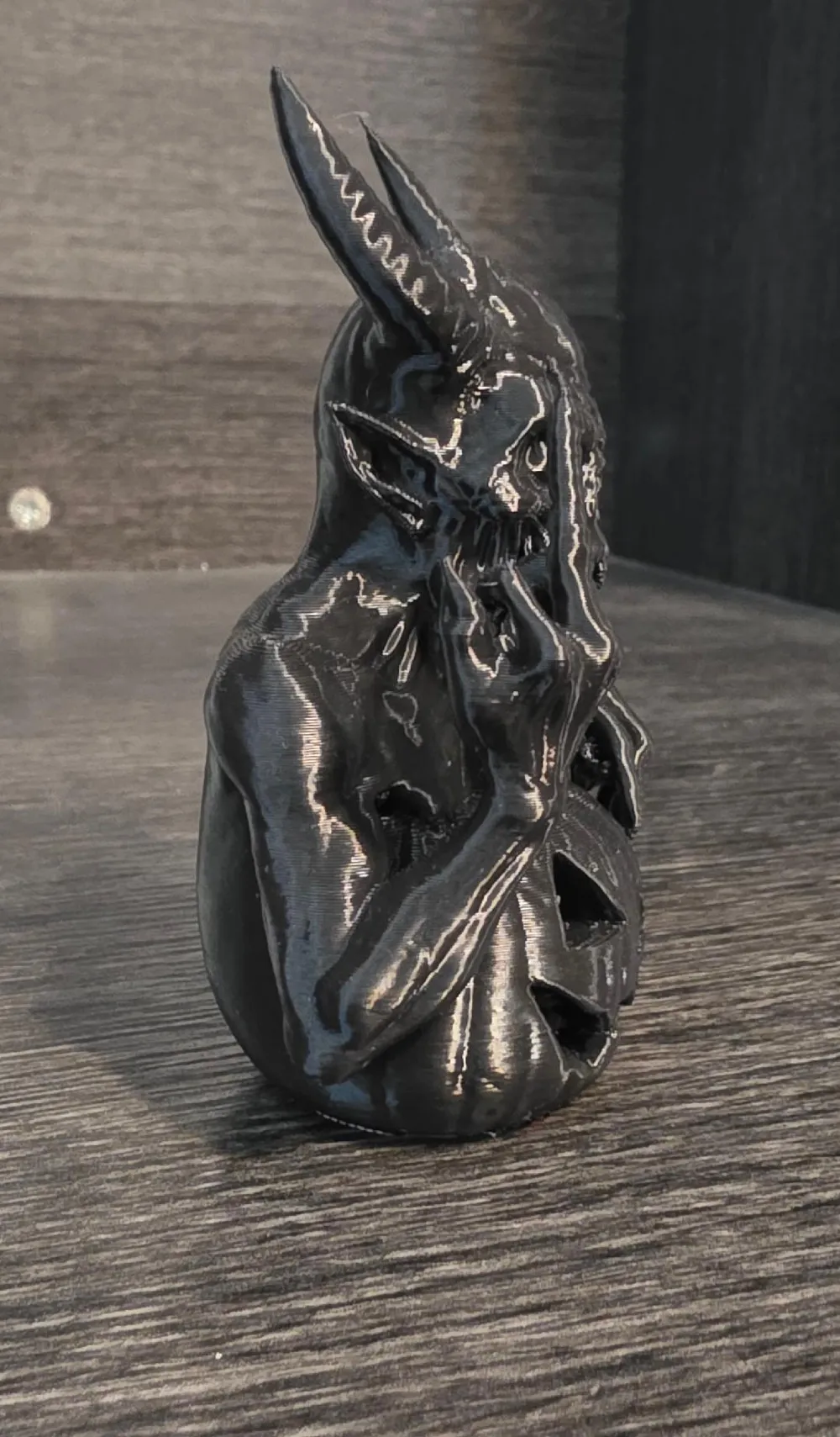 Pumpkin Demon FU - Free 3D Print Model - MakerWorld
