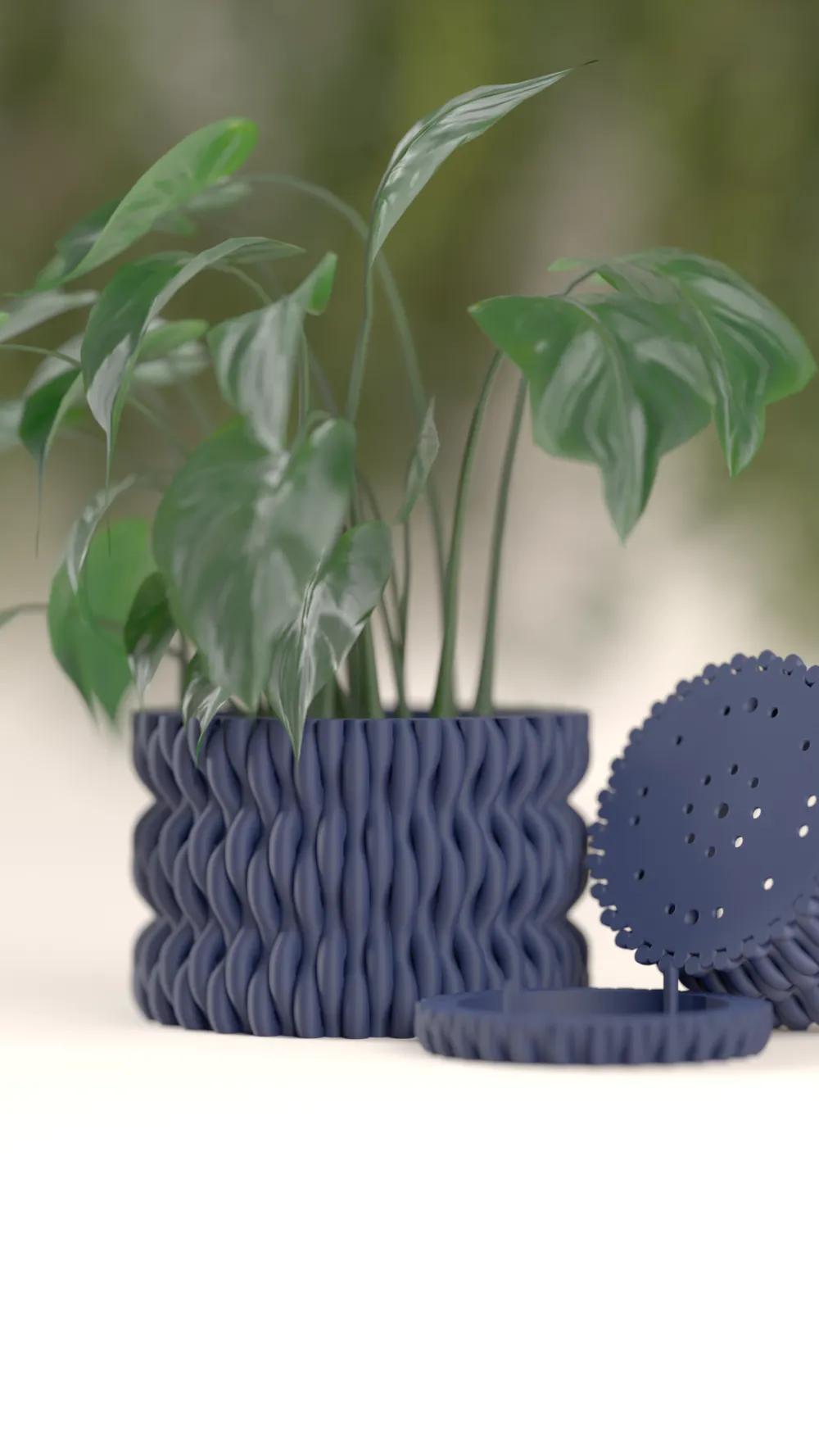 Modern Planter With Hidden Drip Tray by Abstractia Design MakerWorld ...