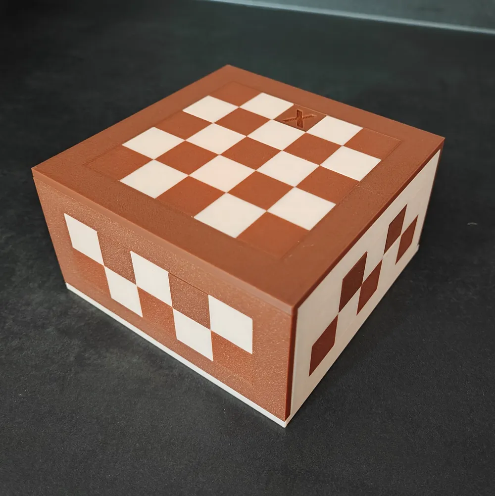 Chess Puzzle Box (30 Steps to Solve) - Free 3D Print Model - MakerWorld