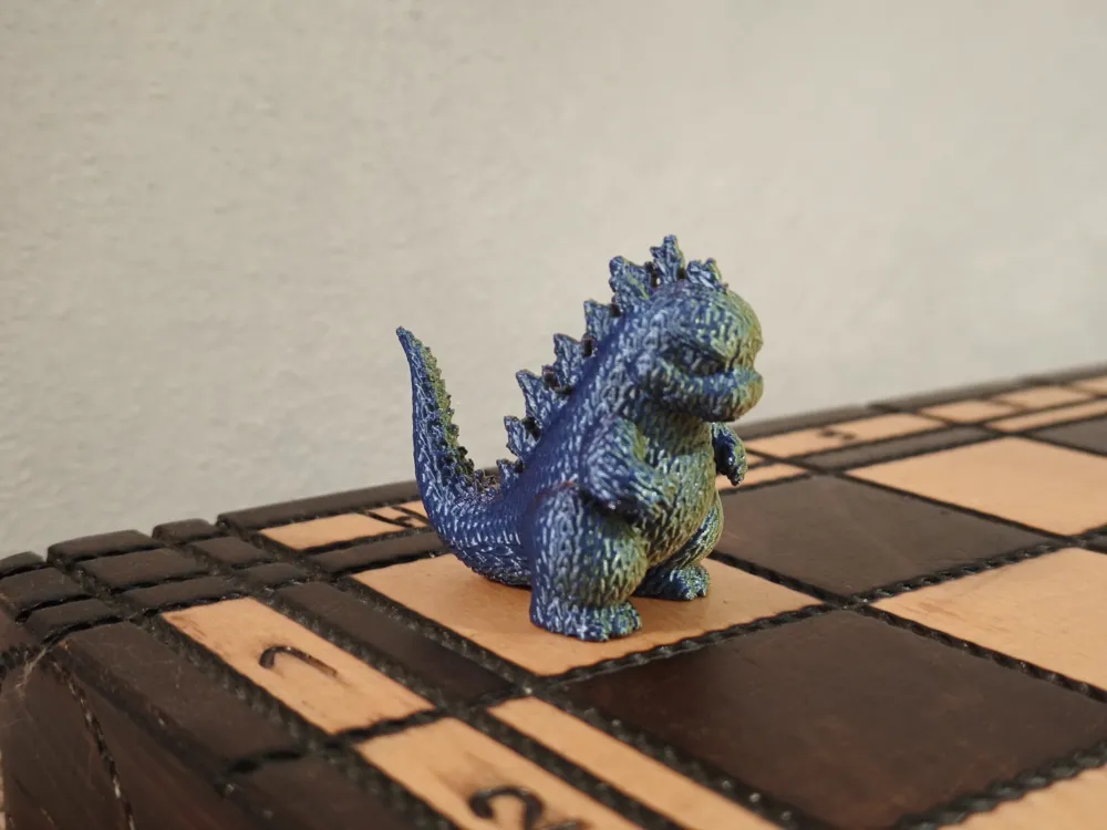 Tiny Angry Godzilla Knitted by MayoCreations MakerWorld: Download Free ...