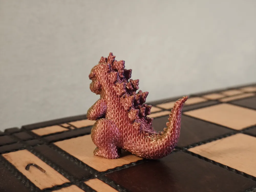 Tiny Angry Godzilla Knitted by MayoCreations MakerWorld: Download Free ...