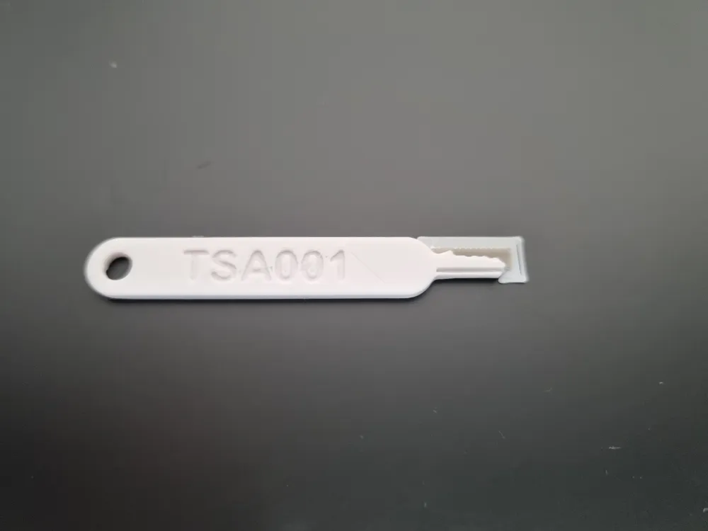 TSA "Travel Sentry" master key 001 - TSA key 1 Remixed by ...