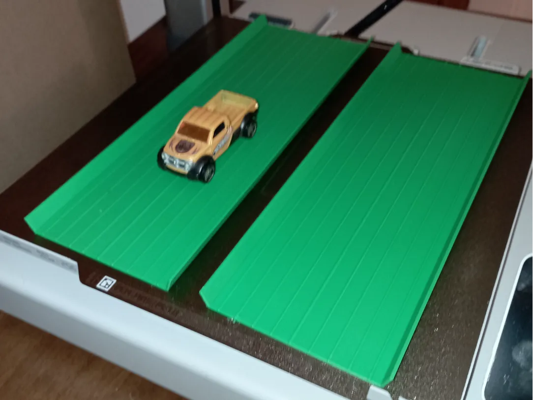Simple 1:64 scale hot wheels track line - Free 3D Print Model - MakerWorld
