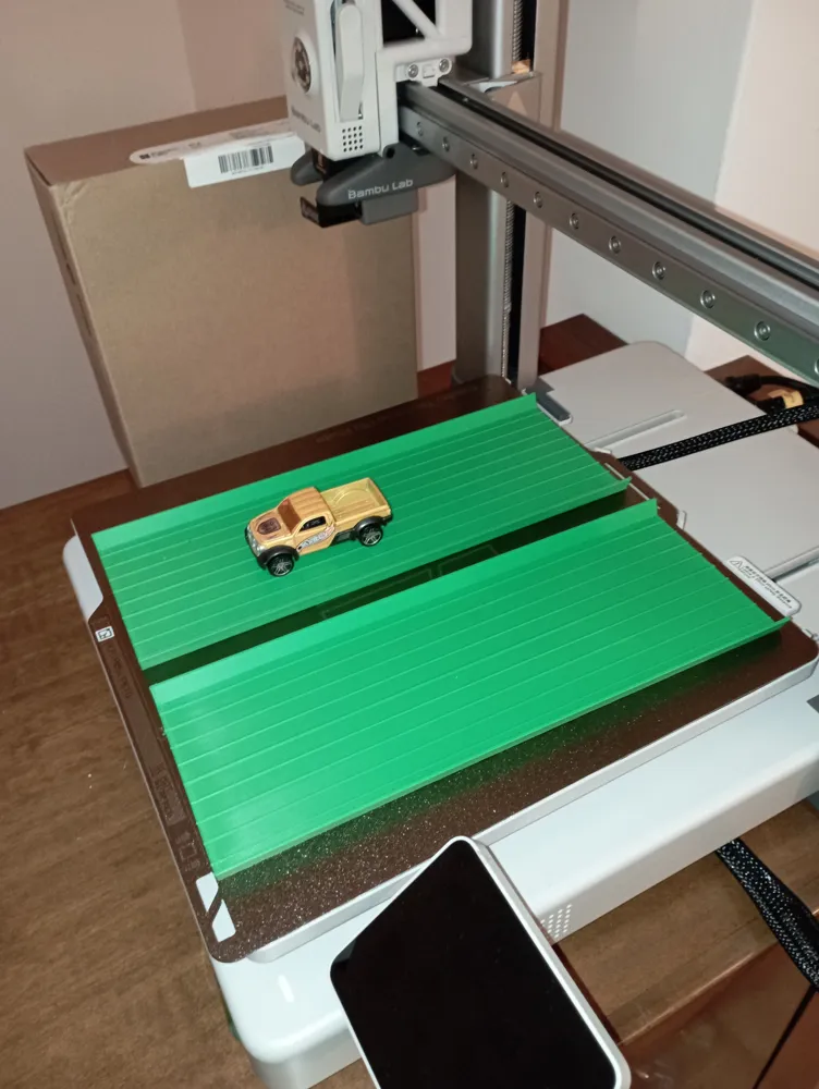 Simple 1:64 scale hot wheels track line - Free 3D Print Model - MakerWorld