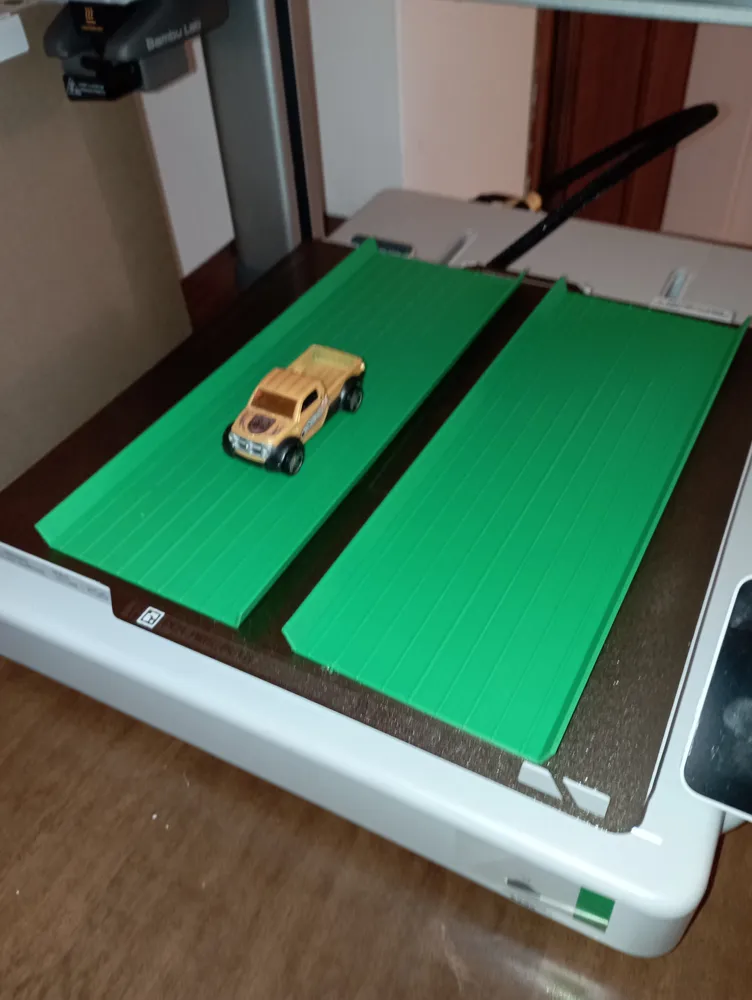 Simple 1:64 scale hot wheels track line - Free 3D Print Model - MakerWorld