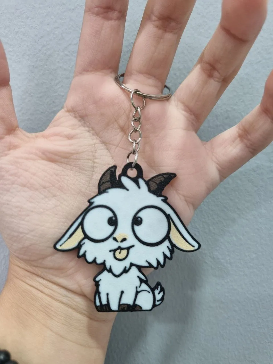 Keychain cute goat by kriativu 3D MakerWorld: Download Free 3D Models