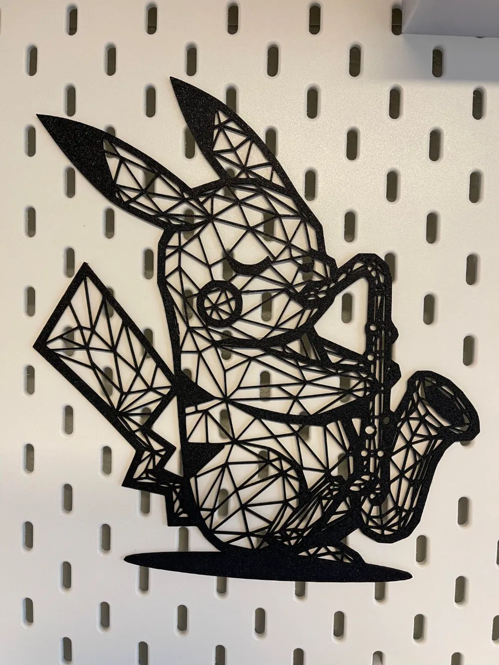 Pikachu from pokemon playing sax by The Line Art Girl