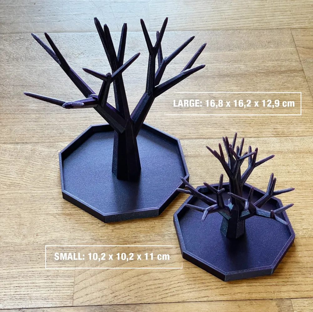 Stylish Jewelry Trees in 2 sizes - Easy prints by jakobdam - MakerWorld