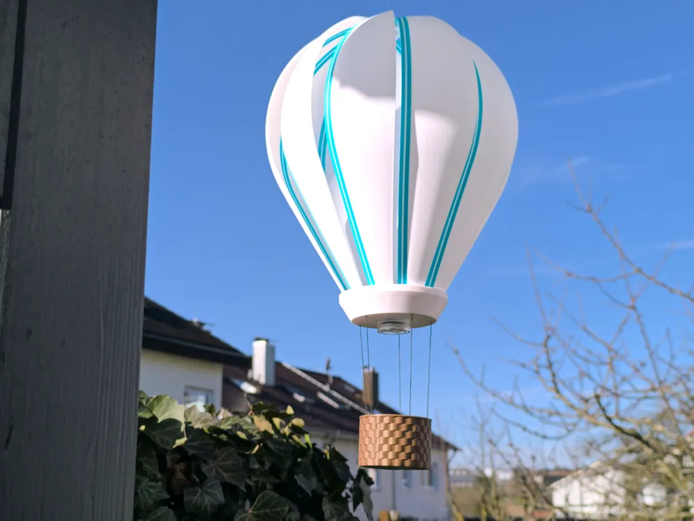 Balloon Wind Spinner - LED VAWT - Free 3D Print Model - MakerWorld