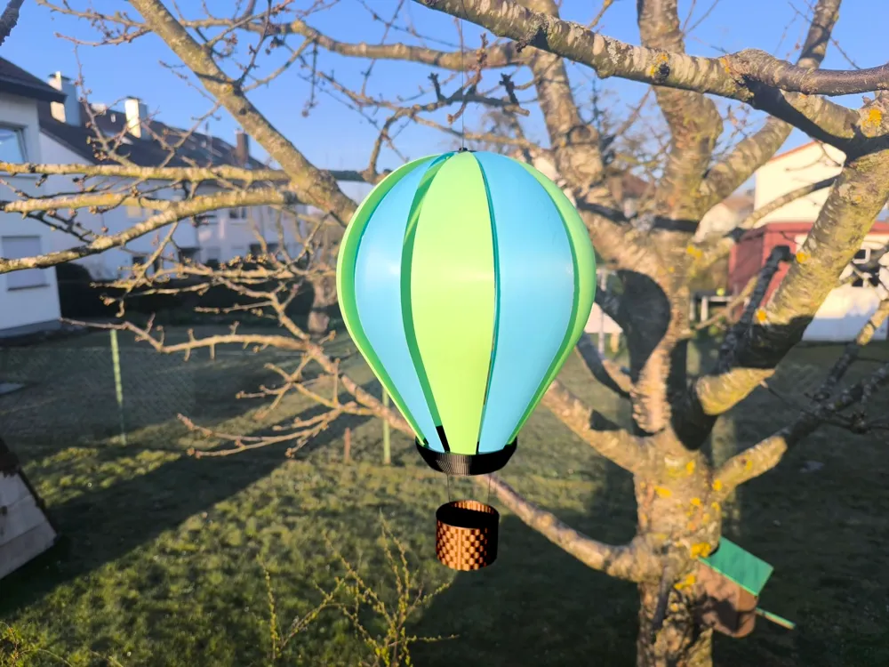 Balloon Wind Spinner - LED VAWT - Free 3D Print Model - MakerWorld