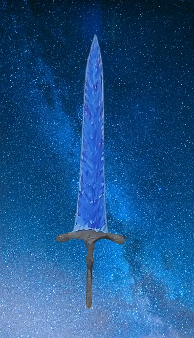 Dark Moon Greatsword by Ninja MakerWorld: Download Free 3D Models