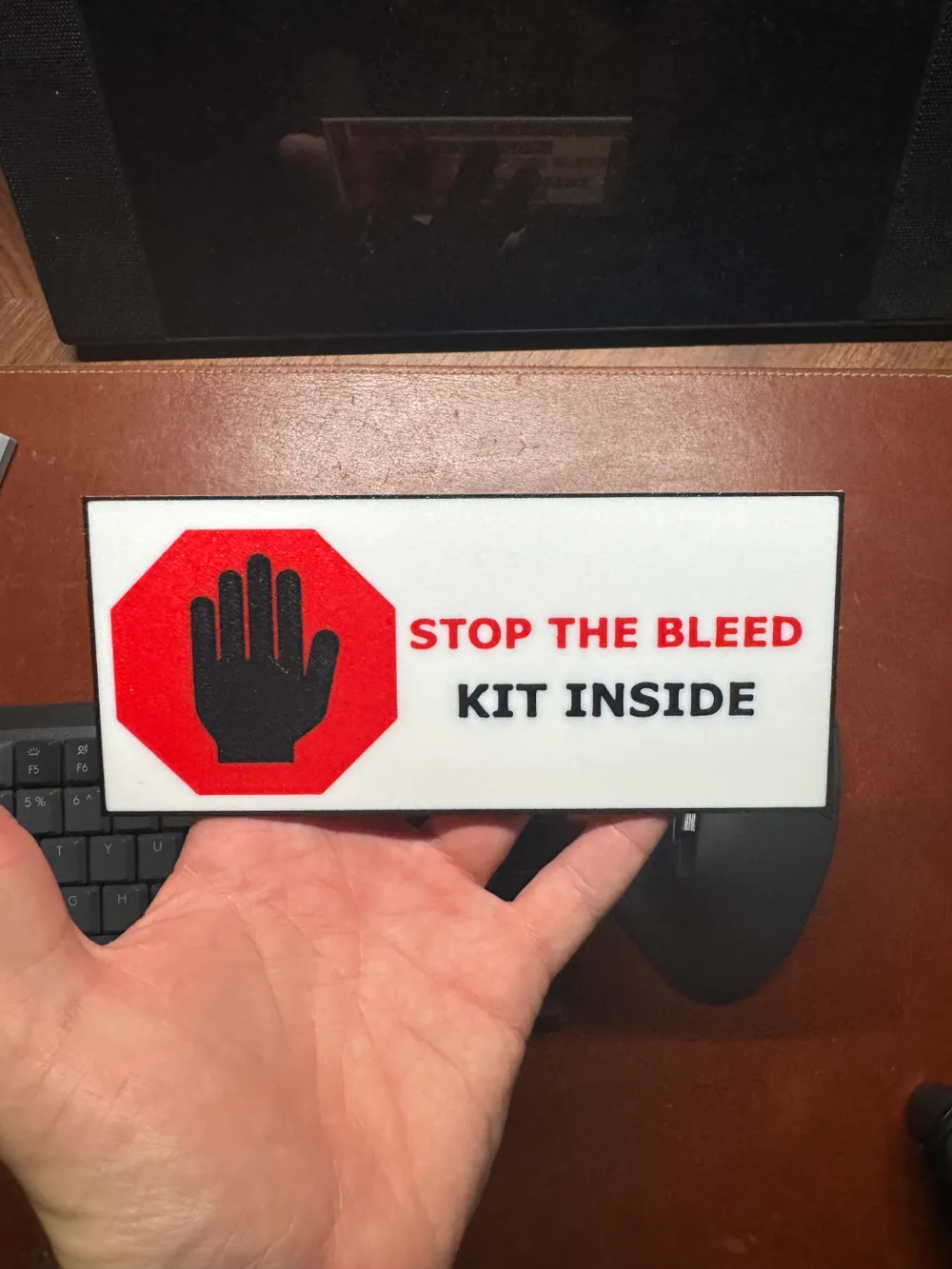 "Stop the bleed" Signage by DetBittenBinder - MakerWorld