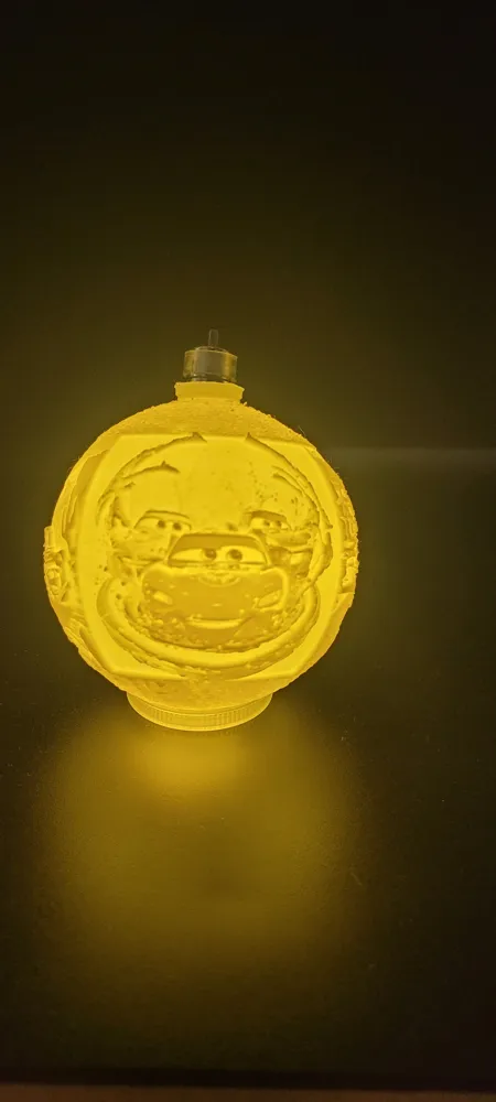 Cars Lithophane Christmas Ornament by Galactic Prints MakerWorld ...