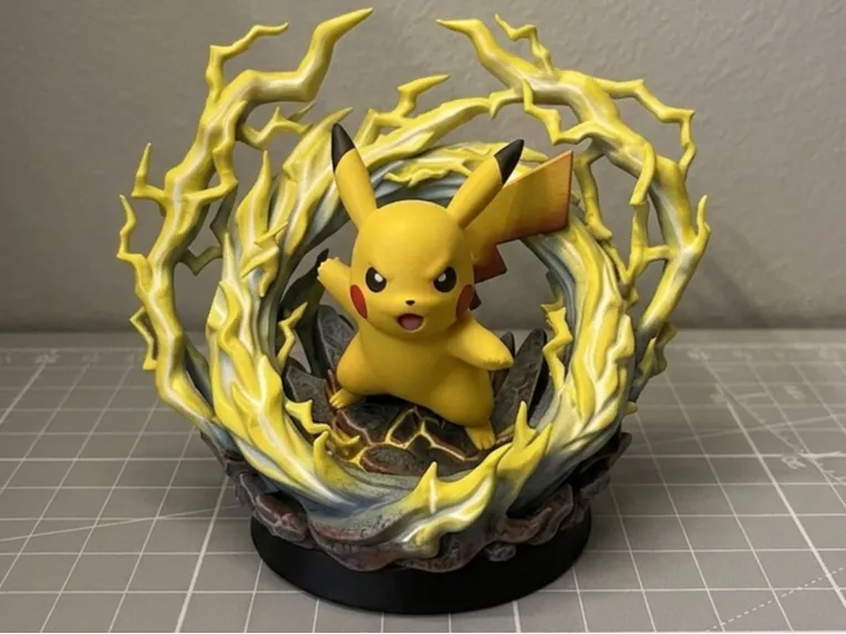 Pikachu’s Spark - Free 3D Print Model - MakerWorld