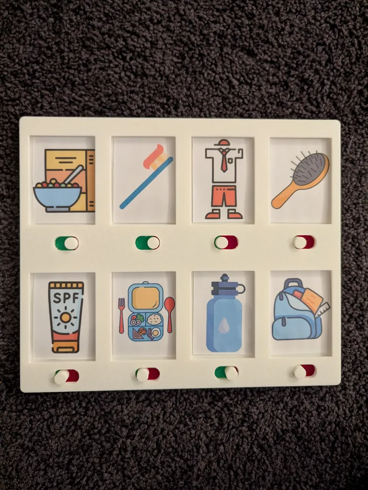 Checklist, Habit builder, chore tracker - Free 3D Print Model - MakerWorld
