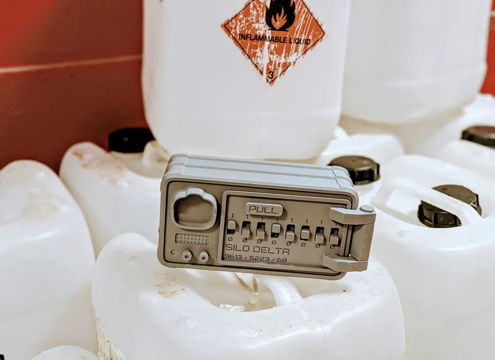 Nuclear Launch Code Vault by Protoboard MakerWorld: Download Free 3D Models