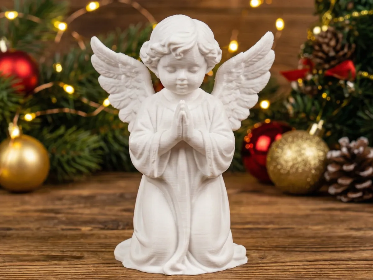 Decoração de Natal de Anjo Criança - Modelo gratuito para impressão 3D ...
