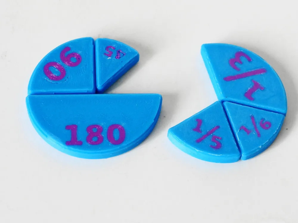 Fraction discs by Jack - MakerWorld