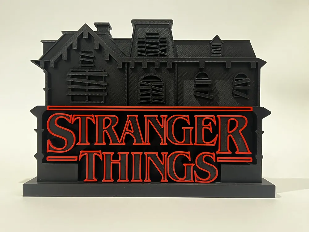 Stranger Things Logo - Creel House - Free 3D Print Model - MakerWorld