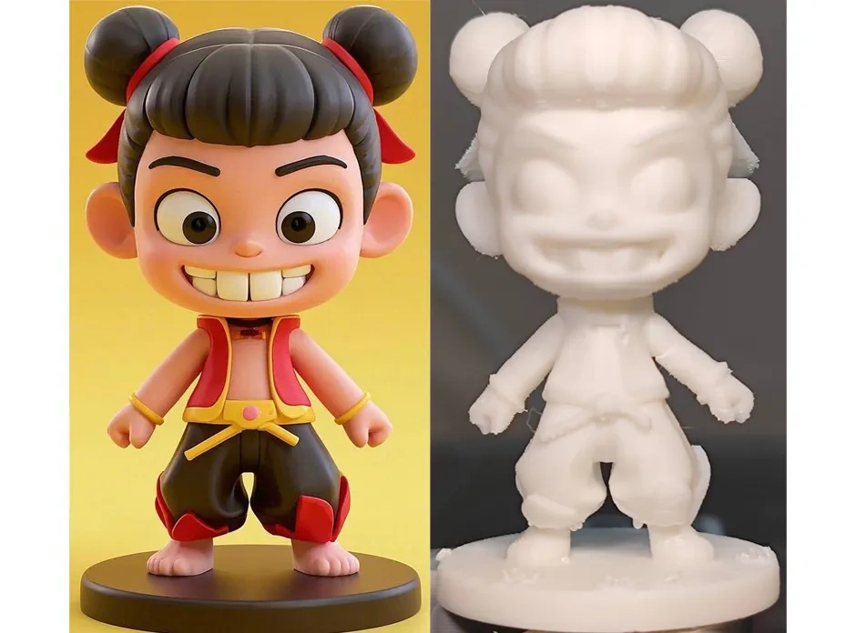 【Q-Version Nezha the Third Prince | Cute Nezha Series】Overjoyed, with a ...