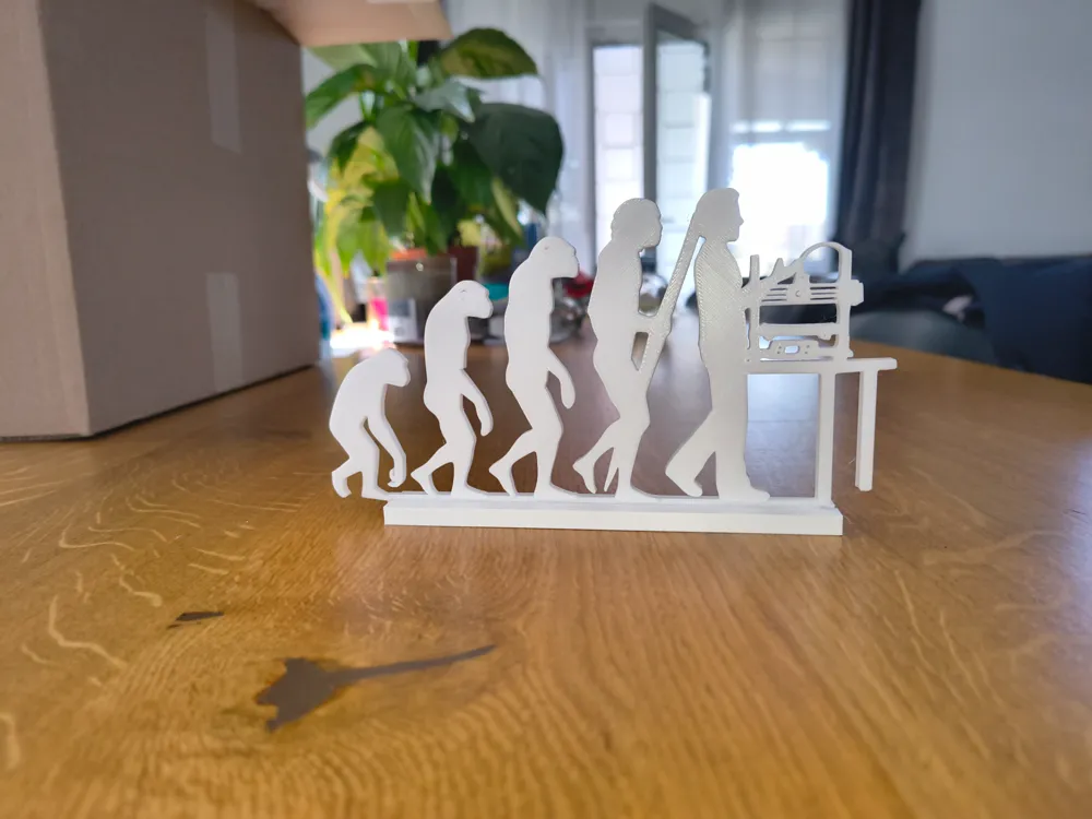 Human Evolution to 3D Printing - Free 3D Print Model - MakerWorld