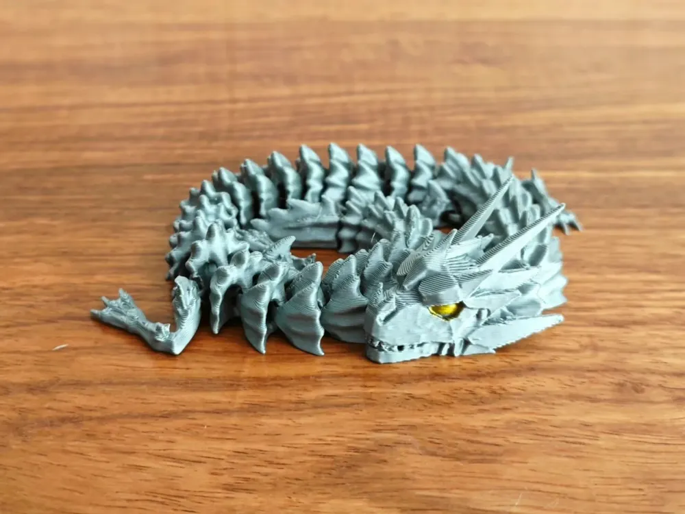 Print-in-Place Articulated Hinged Motorcycle Dragon by Nomo - MakerWorld
