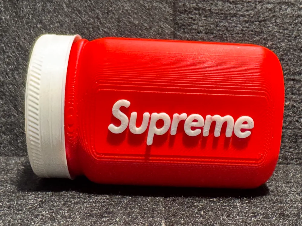 Mini Supreme Mason Jar w/ Lid by JDESIGNZ MakerWorld: Download Free 3D ...