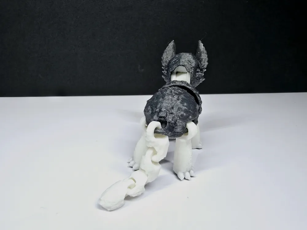 Flexi Husky - Pocket Pet by FilliFuu MakerWorld: Download Free 3D Models