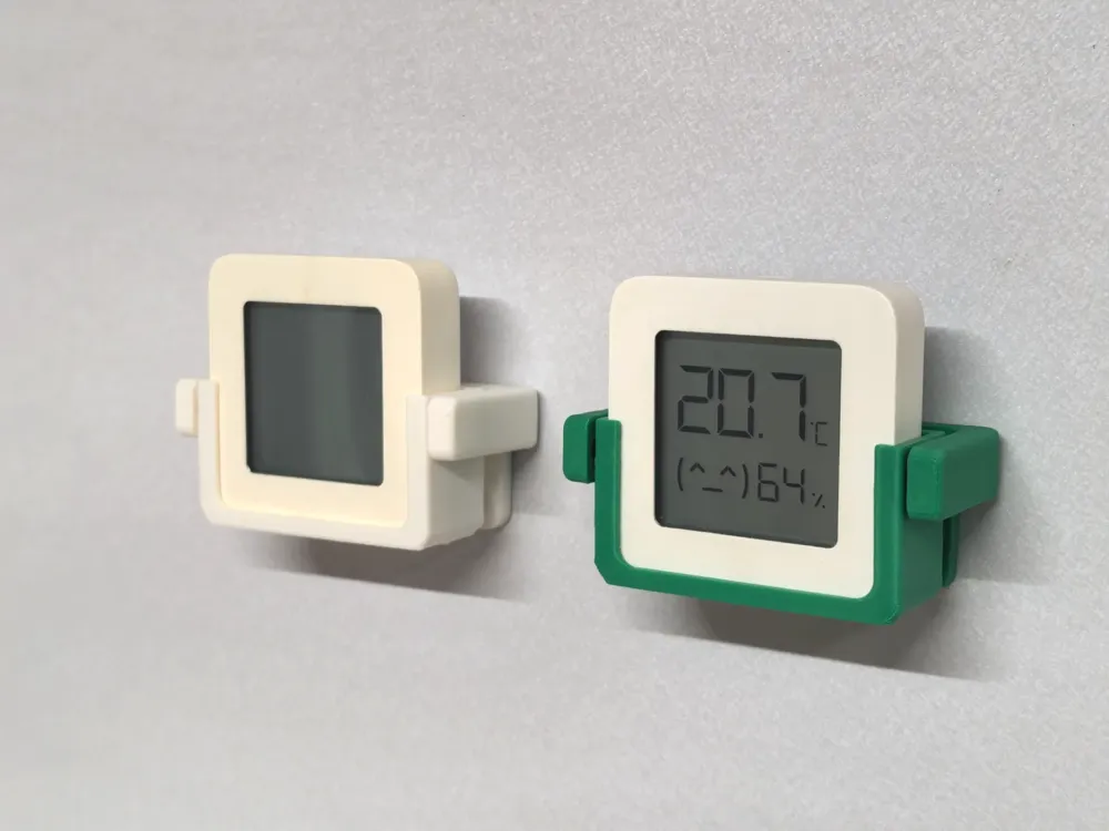 Xiaomi Temperature and Humidity Meter 2 Bracket V2 by JHY_maker MakerWorld: Download Free 3D Models