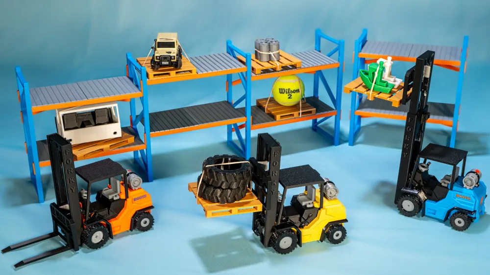 3D Printed RC Forklift - DIY by ProfessorBoots MakerWorld: Download ...