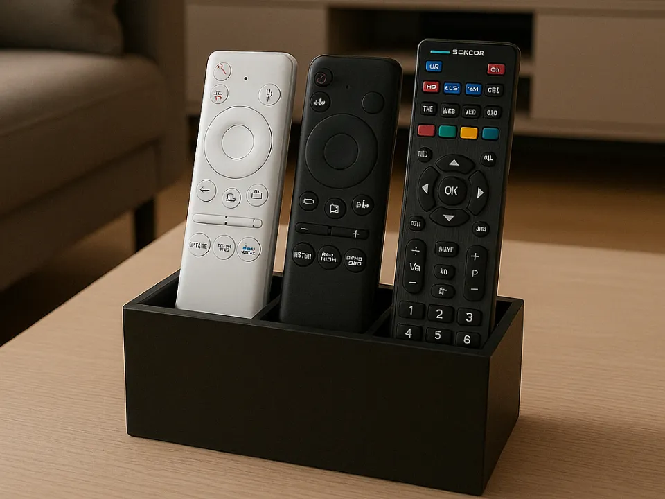 Elegant remote control holder - Free 3D Print Model - MakerWorld