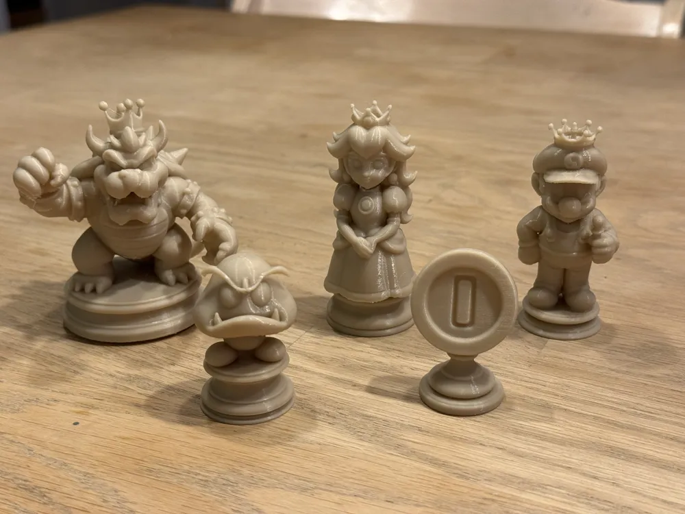 Super Mario Chess - Free 3D Print Model - MakerWorld