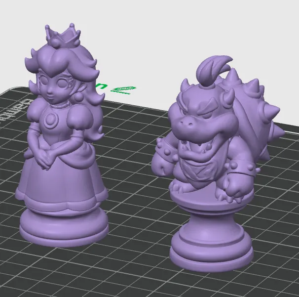 Super Mario Chess - Free 3D Print Model - MakerWorld