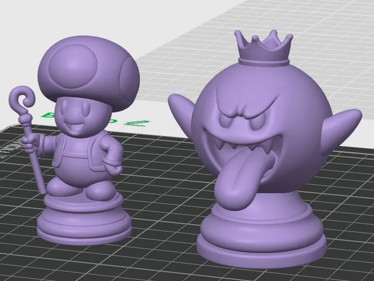 Super Mario Chess - Free 3D Print Model - MakerWorld