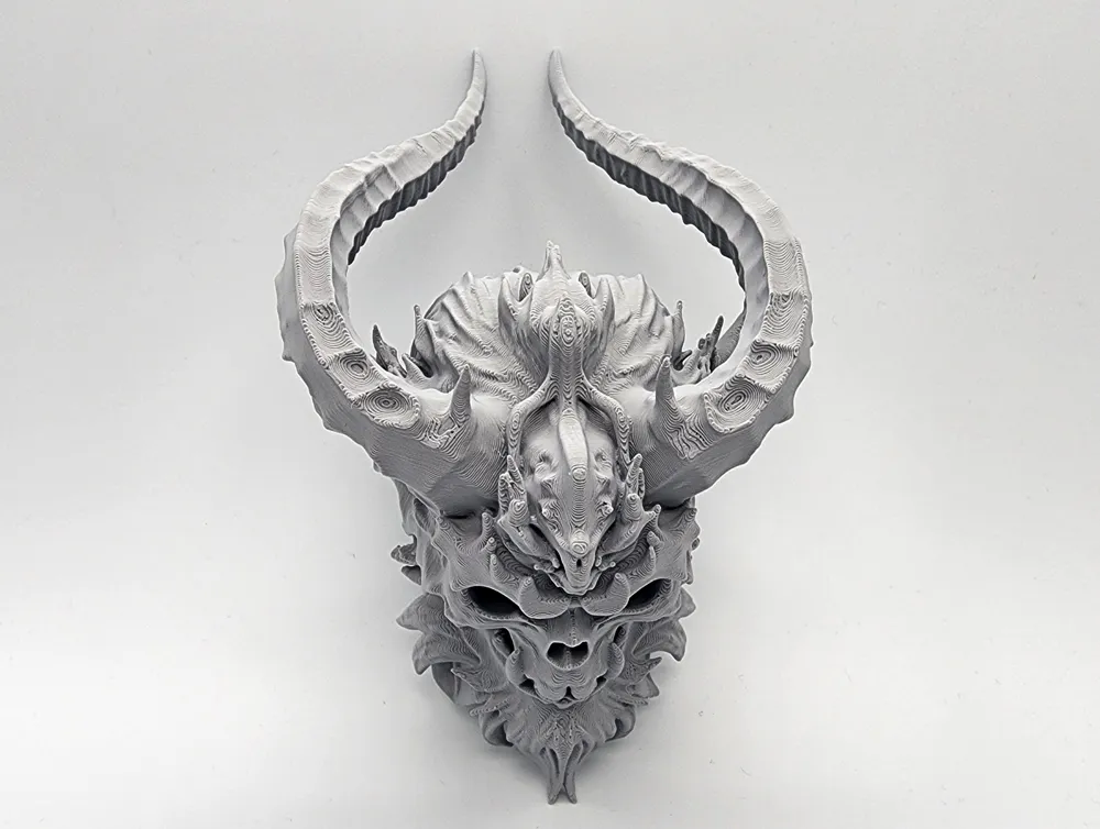 Bearded Ogre Skull by Triple G Workshop - MakerWorld