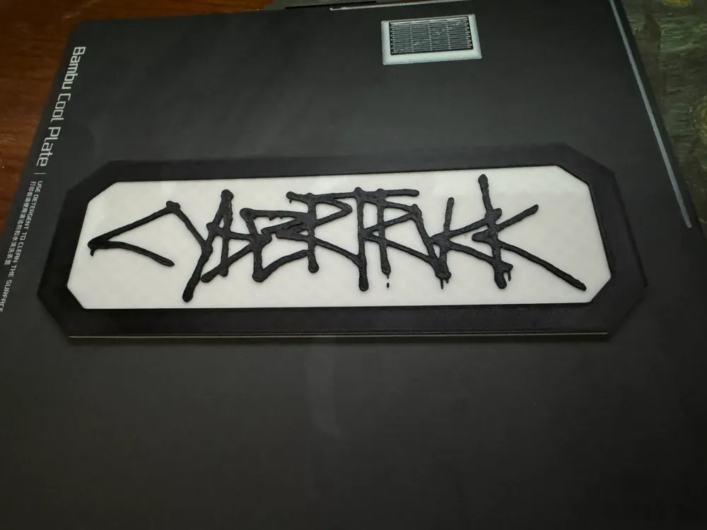 Tesla Cybertruck Logo Sign by Kelzan - MakerWorld