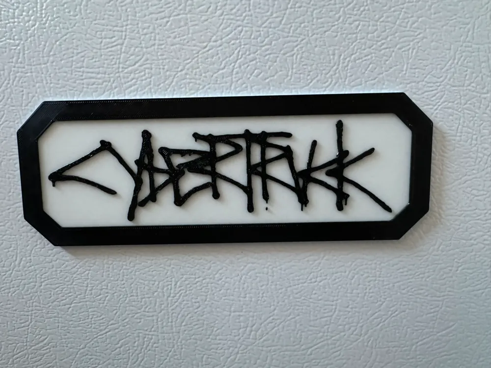 Tesla Cybertruck Logo Sign by Kelzan - MakerWorld